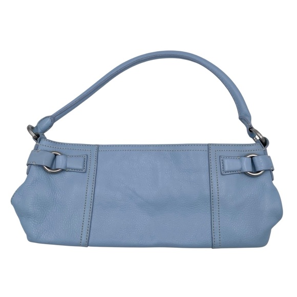 Ann Taylor | Bags | Vintage Y2k Ann Taylor Baby Blue Leather Baguette ...